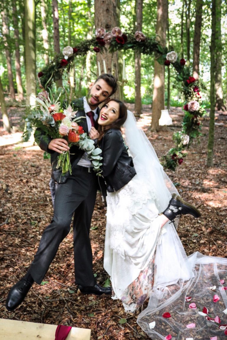 Boho Punk Wedding Inspiration ⋆ Unconventional Wedding