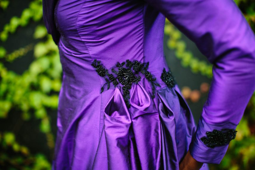 This Purple Wedding Dress is WOW! ⋆ Unconventional Wedding