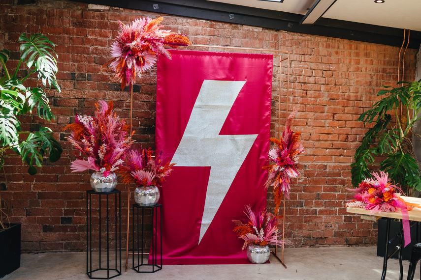 Pink & Orange Disco Wedding at The Shack Revolution ⋆