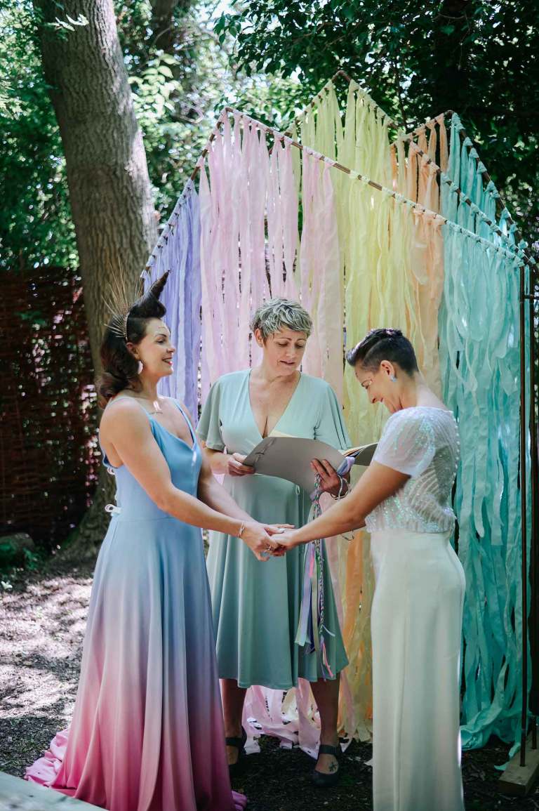 Pastel Rainbow Wedding Ideas ⋆ Unconventional Wedding