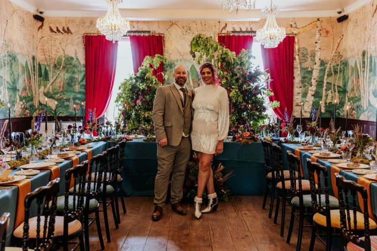 David & Stefania’s Colourful Celestial Wedding ⋆ Unconventional Wedding