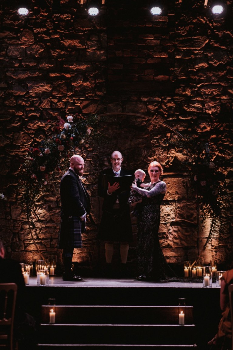 Magical Underground Wedding at The Caves, Edinburgh ⋆