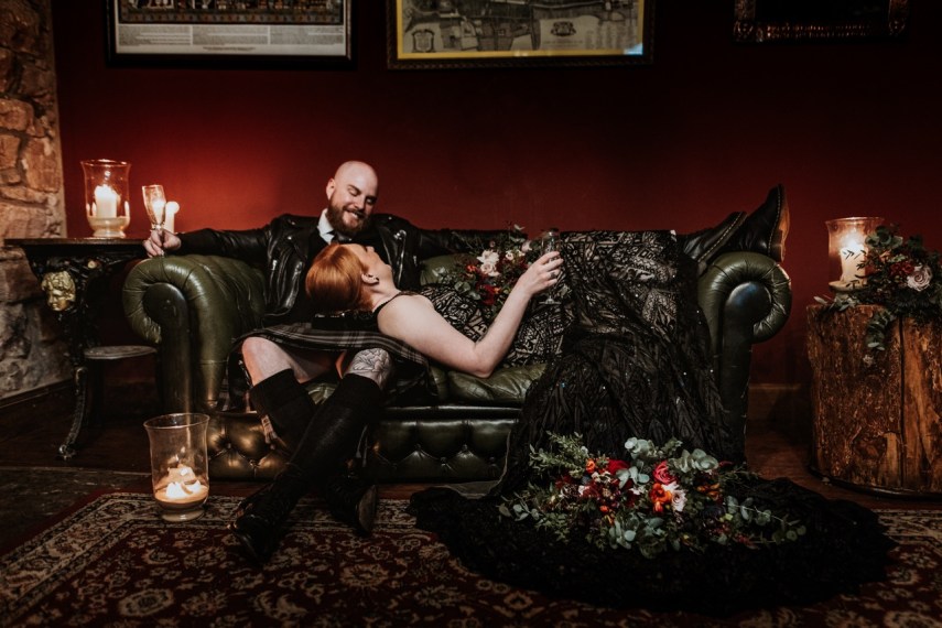 Magical Underground Wedding at The Caves, Edinburgh ⋆